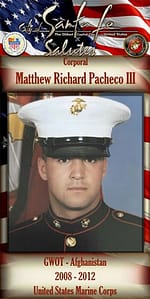 Corporal Matthew Richard Pacheco lll – Santa Fe Heroes